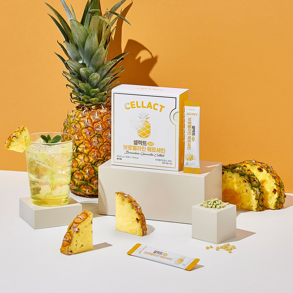 [CELLACT] 브로멜라인 퀘르세틴 30포 / 60포 택1