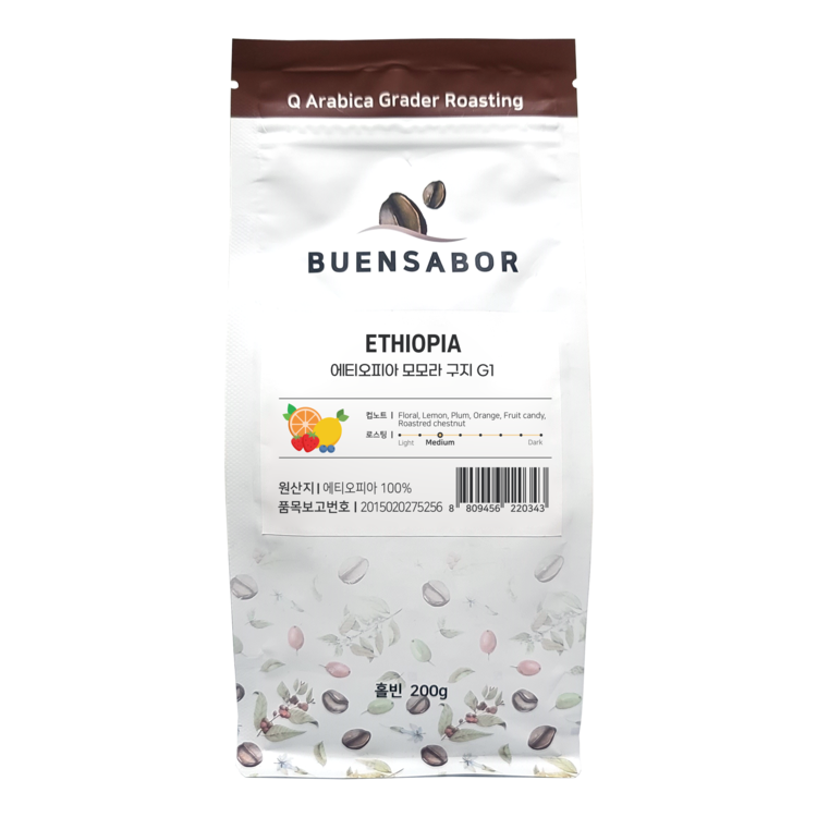 [자연트레이딩] 싱글원두 에티오피아 모모라구지G1 [200g]